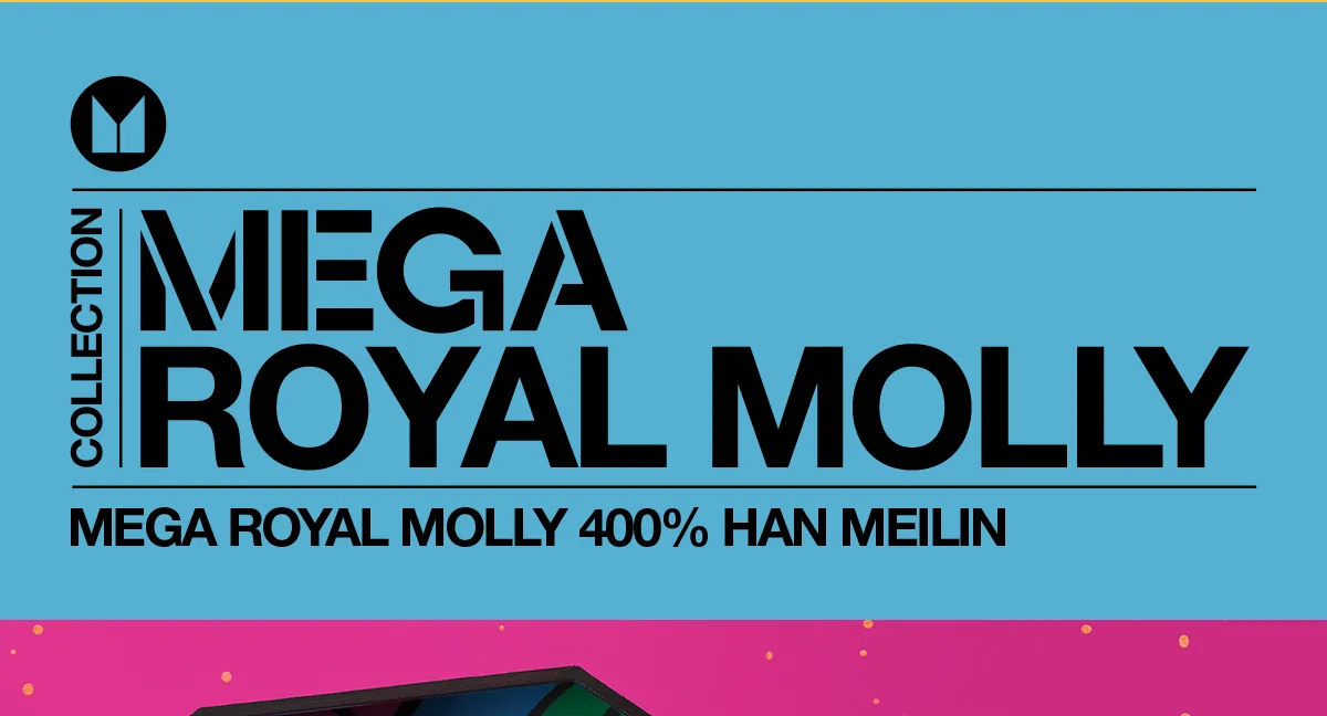 MEGA ROYAL MOLLY 400% HAN MEILIN - POP MART (Thailand)