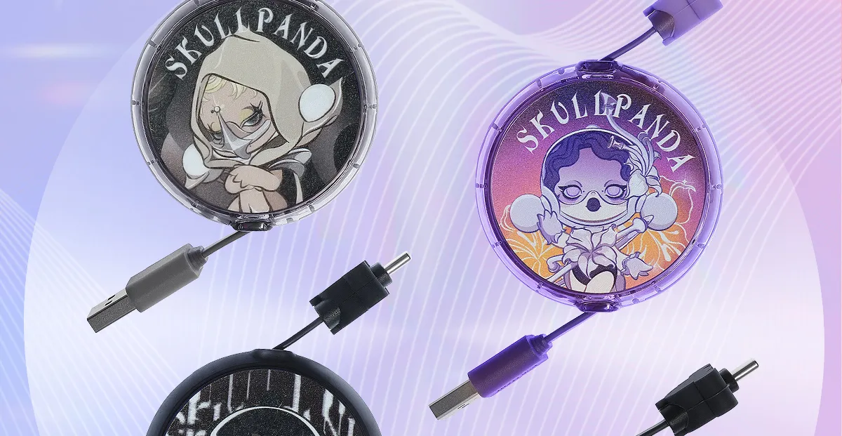 SKULLPANDA The Sound Series-Cable Blind Box - POP MART (Thailand)