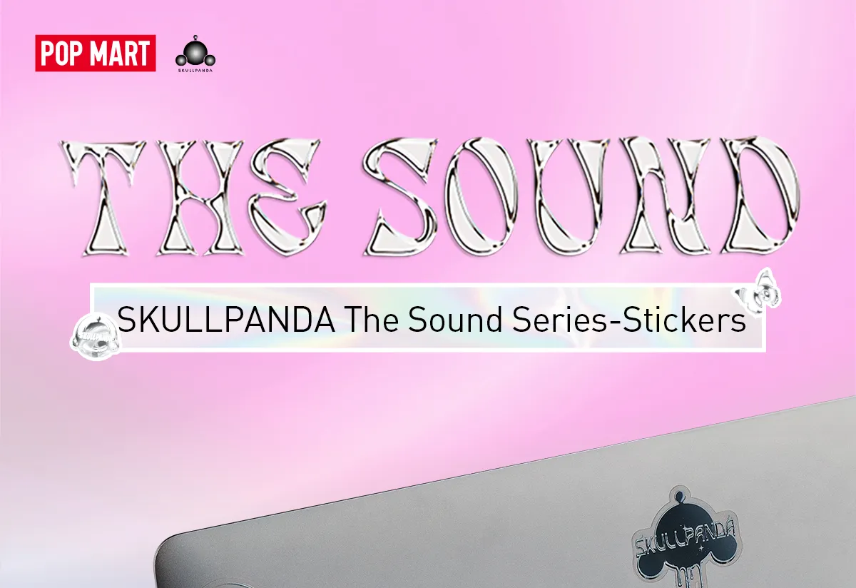 SKULLPANDA The Sound Series-Stickers - POP MART (Thailand)