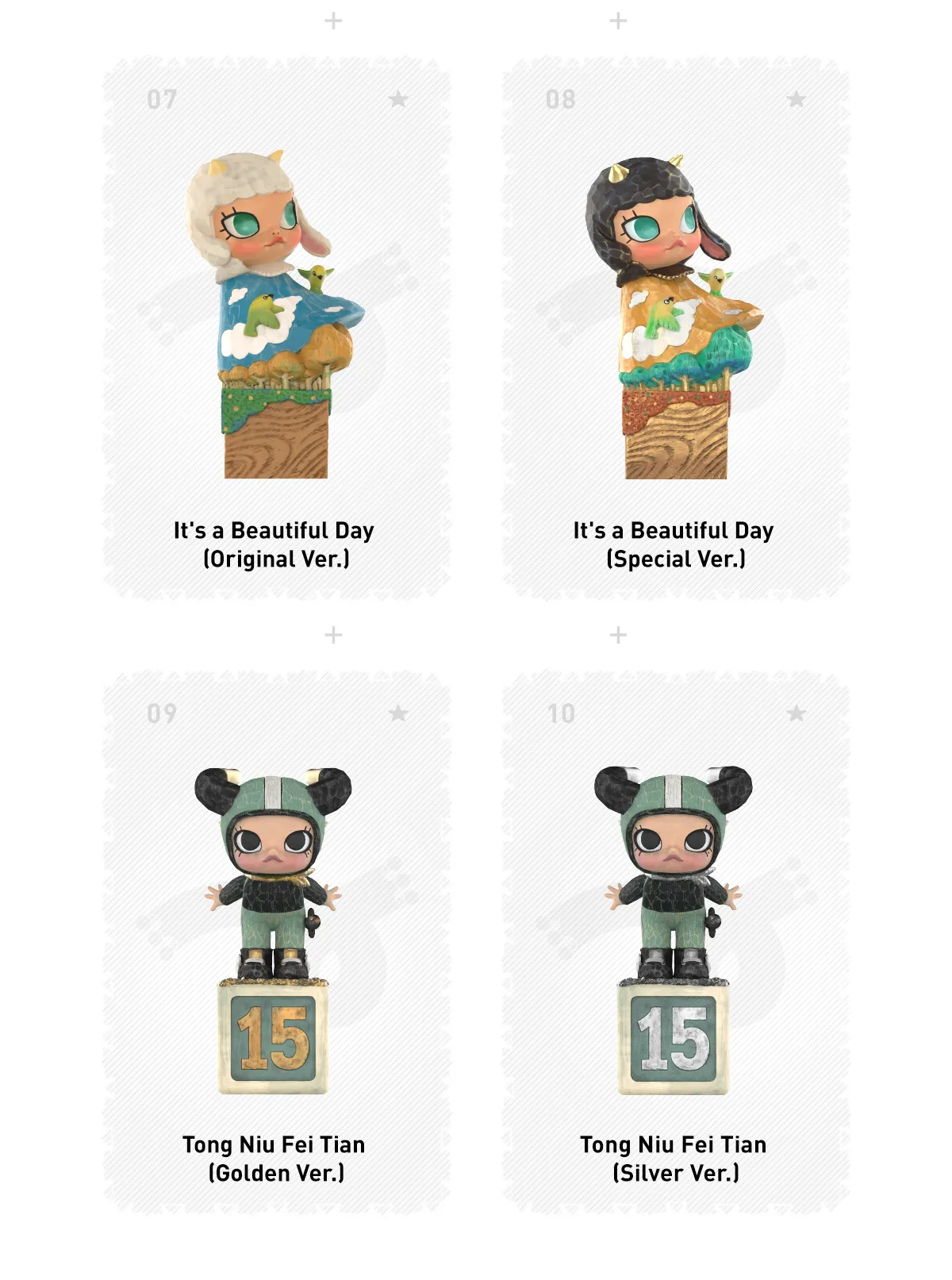 MOLLY Anniversary Statues Classical Retro 2 Series Figures - POP MART ...