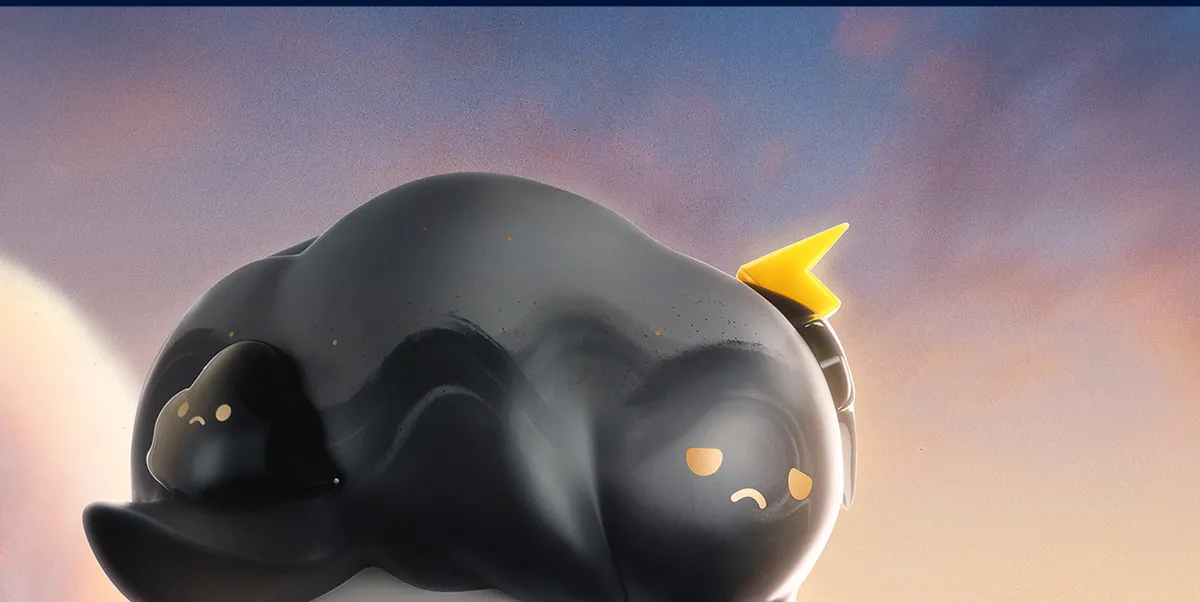 MEGA JUST DIMOO 1000% A Thunder Shower - POP MART (Thailand)