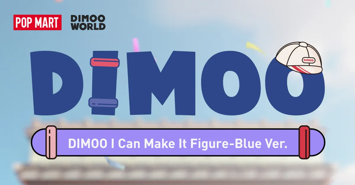 DIMOO I Can Make It Figurine-Blue Ver. - POP MART (Thailand)