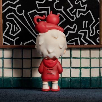 Hirono x Keith Haring Figure - POP MART (Thailand)