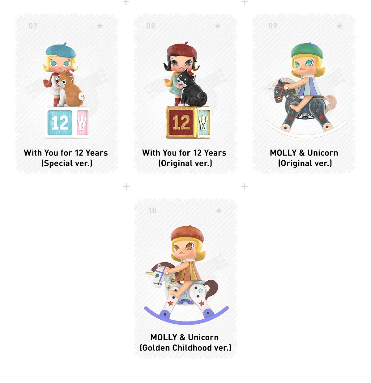 POP NOW:MOLLY Anniversary Statues Classical Retro Series Figures - POP ...