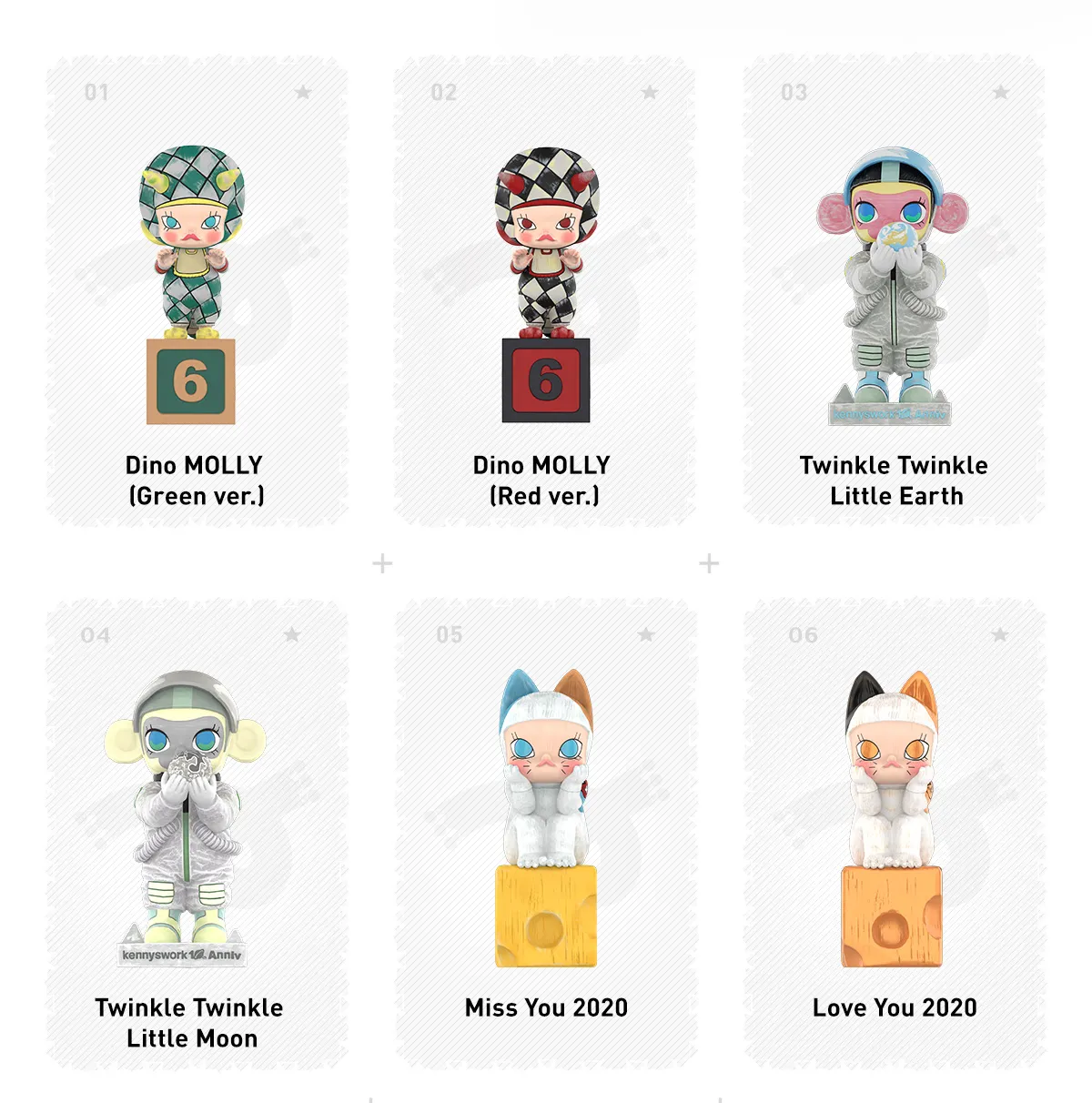 POP NOW:MOLLY Anniversary Statues Classical Retro Series Figures - POP ...