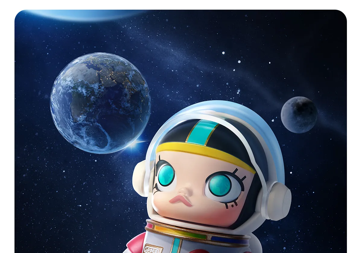 POP NOW:MEGA SPACE MOLLY 100% BLIND BOX SERIES - POP MART (Thailand)