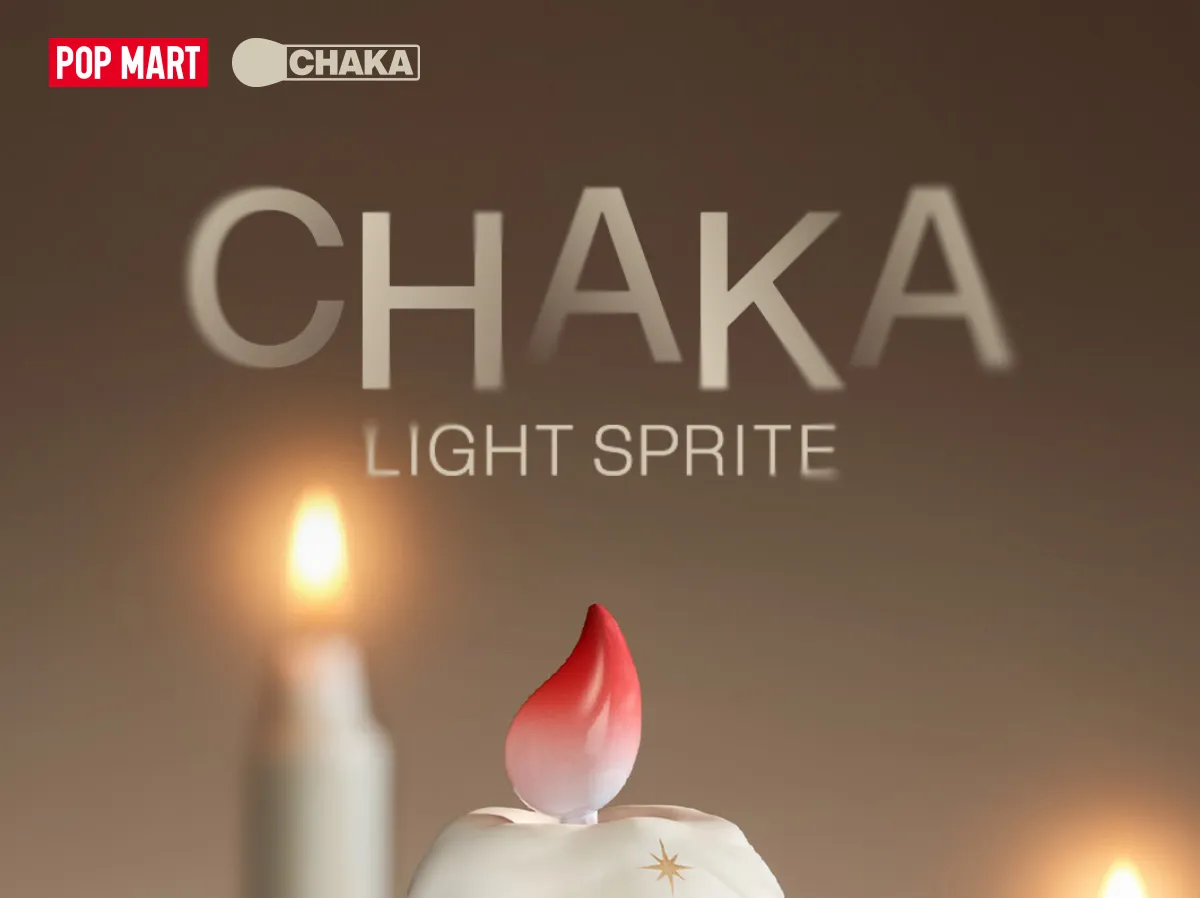 POP NOW:CHAKA Light Sprite Series Figures - POP MART (Thailand)