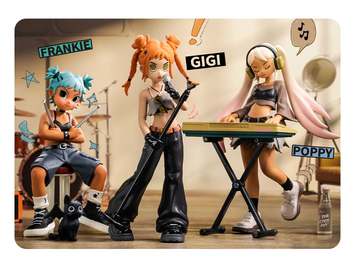 POP NOW:Peach Riot Rise Up Series Figures - POP MART (Thailand)