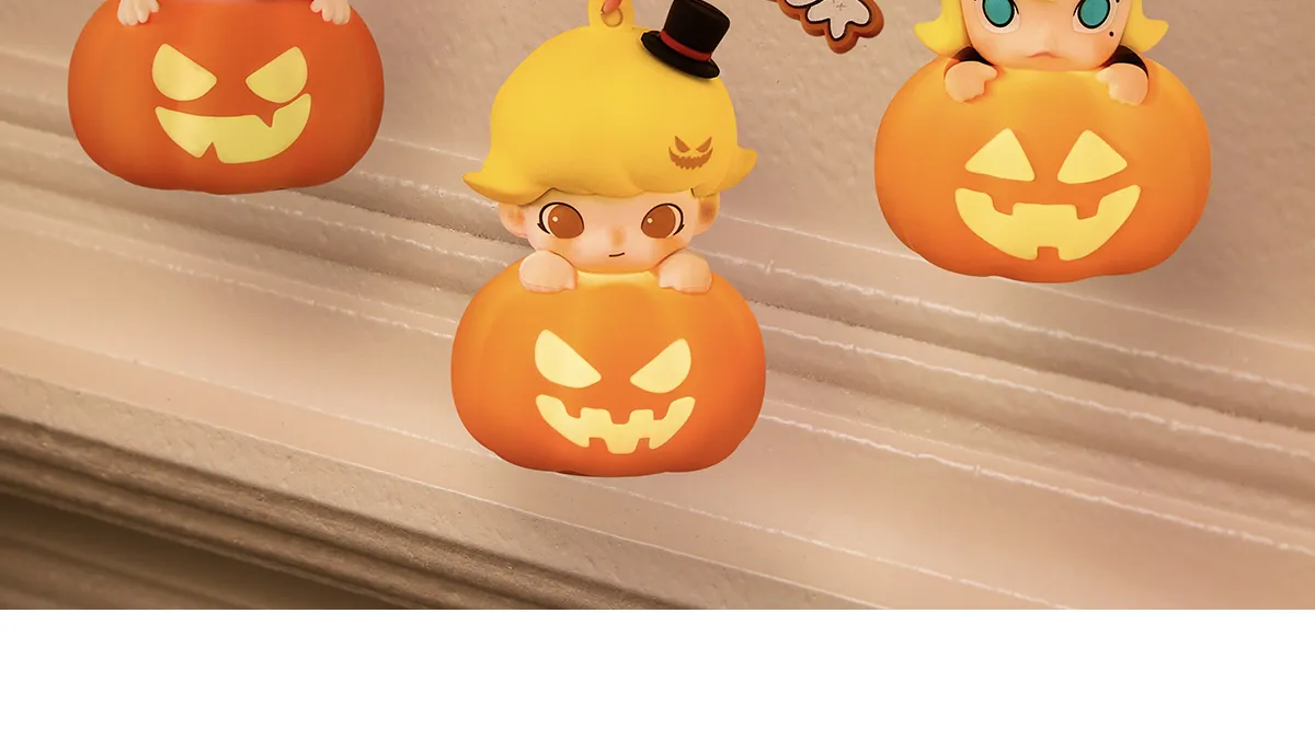 Happy Halloween Party Series- DIMOO Luminous Pumpkin Pendant - POP MART ...