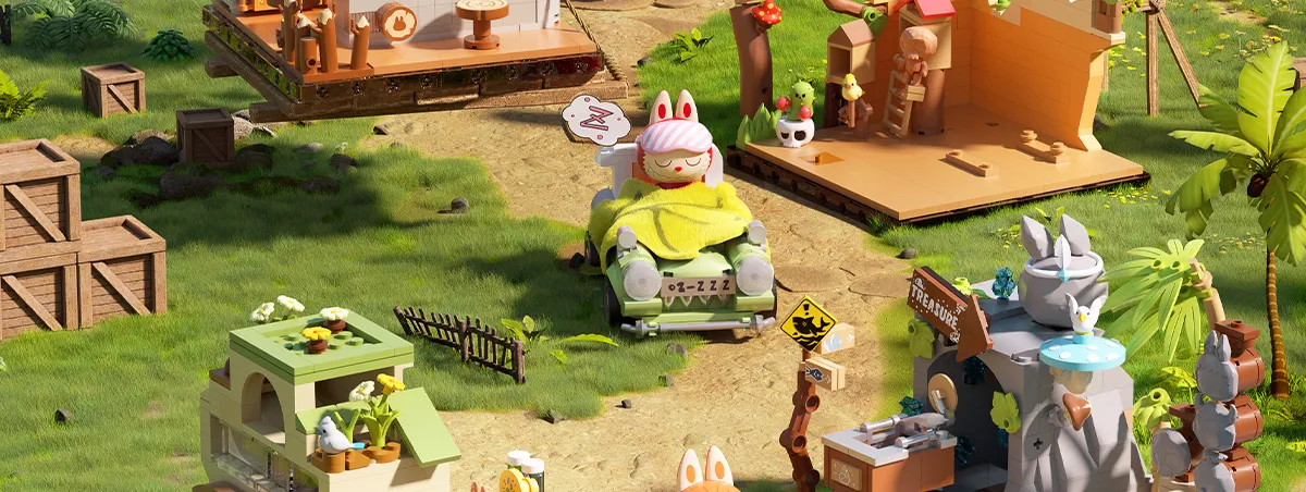 THE MONSTERS Forest Secret Base Series Blocks Wave II-Napping Time ...