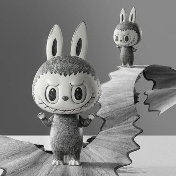 MEGA LABUBU 400% Sketch - POP MART (Thailand)