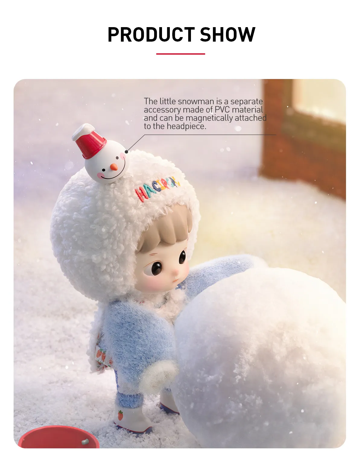 HACIPUPU Snowman is Coming Action Figure - POP MART (United Kingdom)