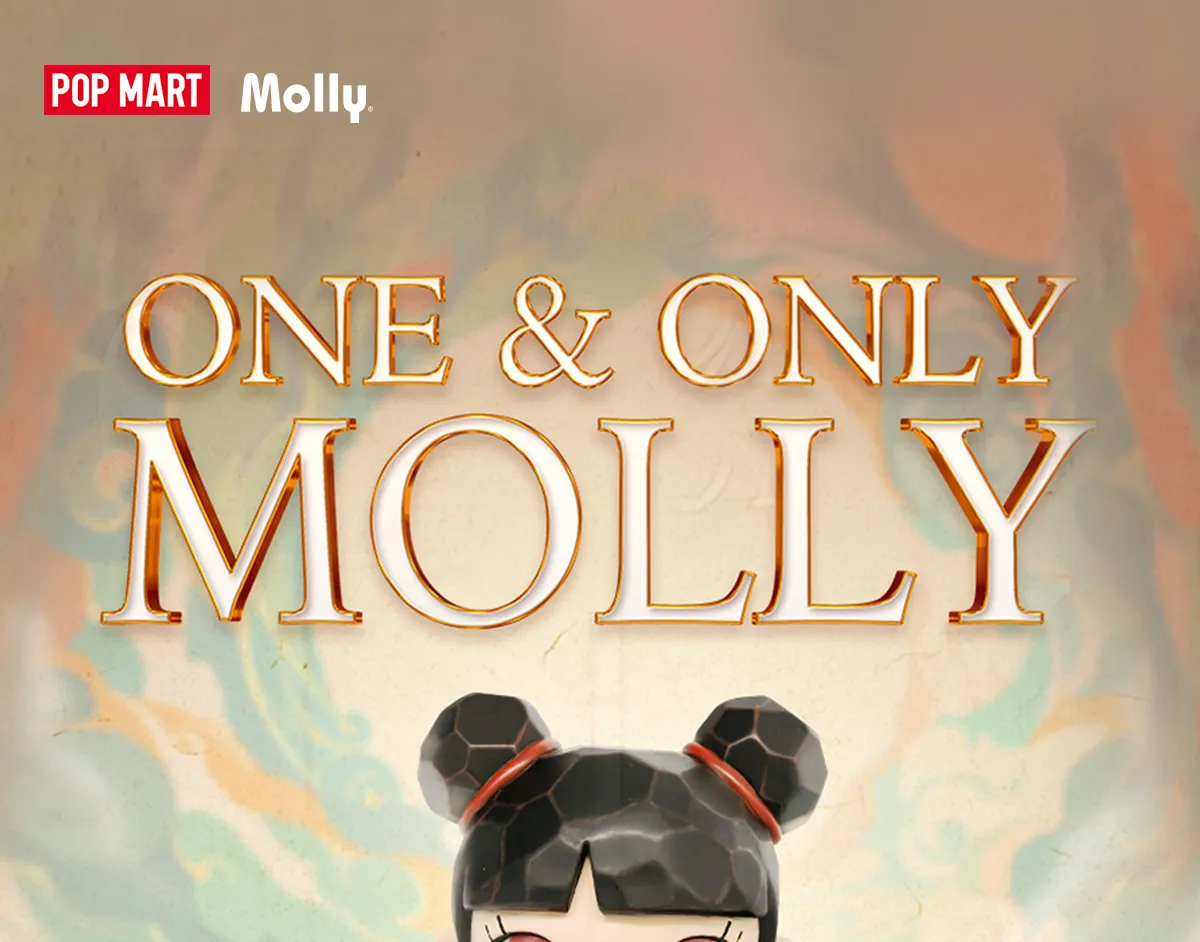 MOLLY 18th Anniversary Statue-Riding Dragon Square Seal| RED - POP MART ...