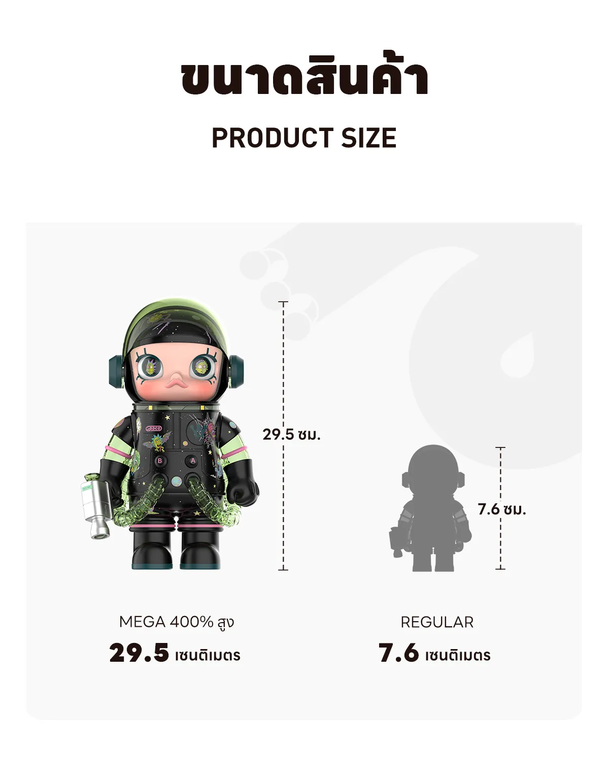 MEGA SPACE MOLLY 400% Rick and Morty - POP MART (Thailand)