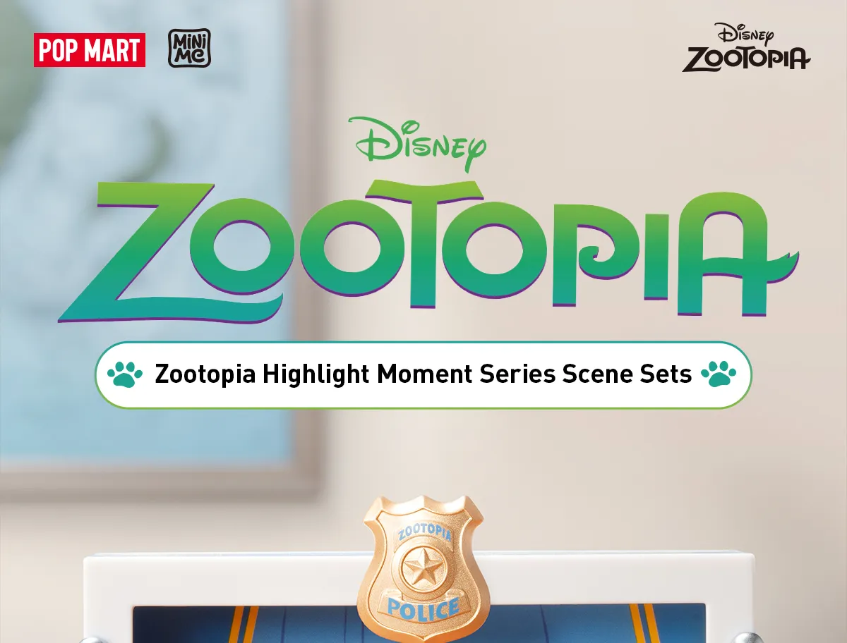 POP NOW:Zootopia Highlight Moment Series Scene Sets - POP MART (Thailand)
