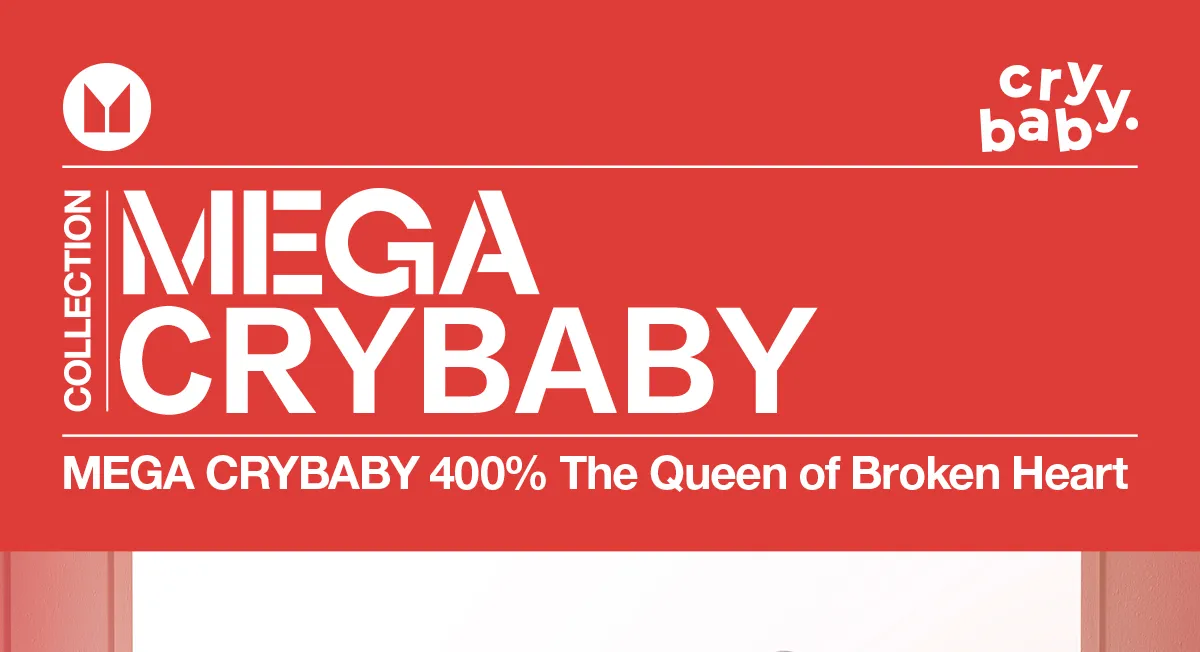 MEGA CRYBABY 400% 心碎女王 - POP MART (Thailand)