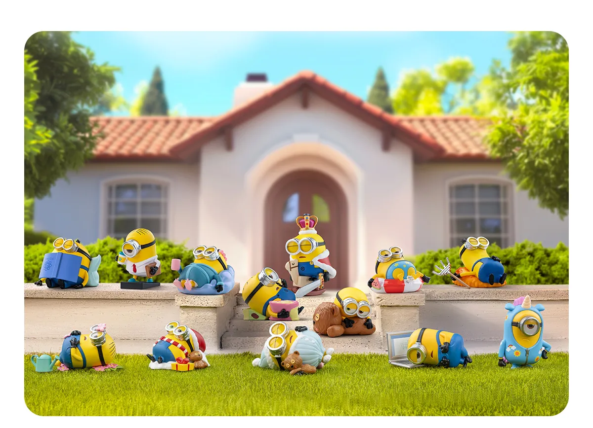 Minions Lazy Every Day Series Figures - POP MART (Thailand)