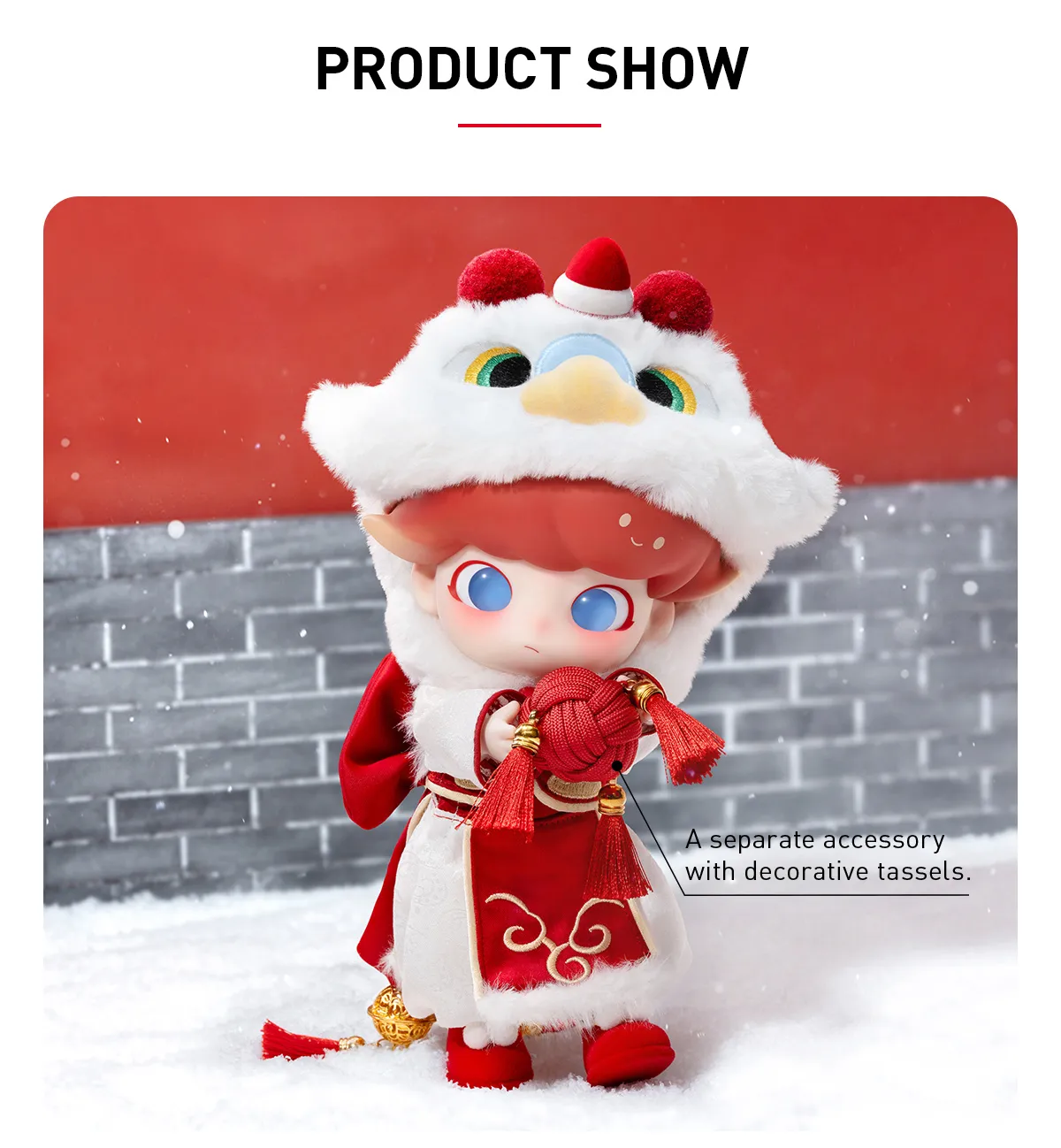 DIMOO Auspicious Lion 1/8 Action Figure - POP MART (Thailand)