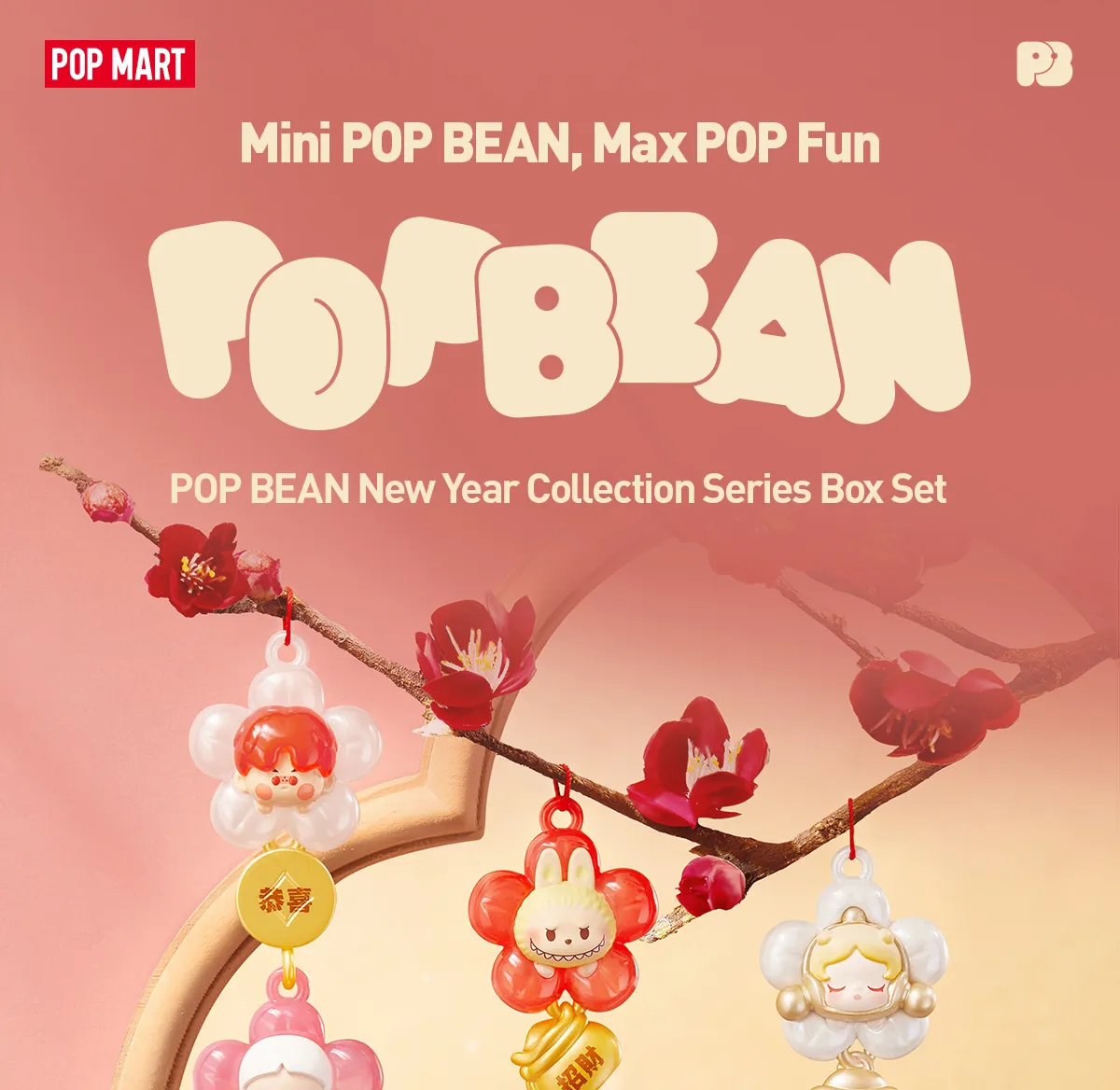 POP BEAN New Year Collection Series Box Set - POP MART (Thailand)