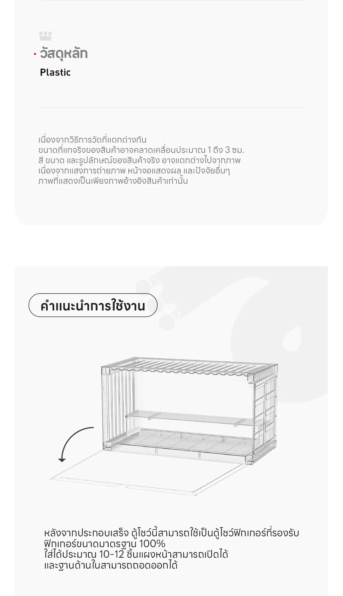 POP Clear Modular Display Box - POP MART (Thailand)