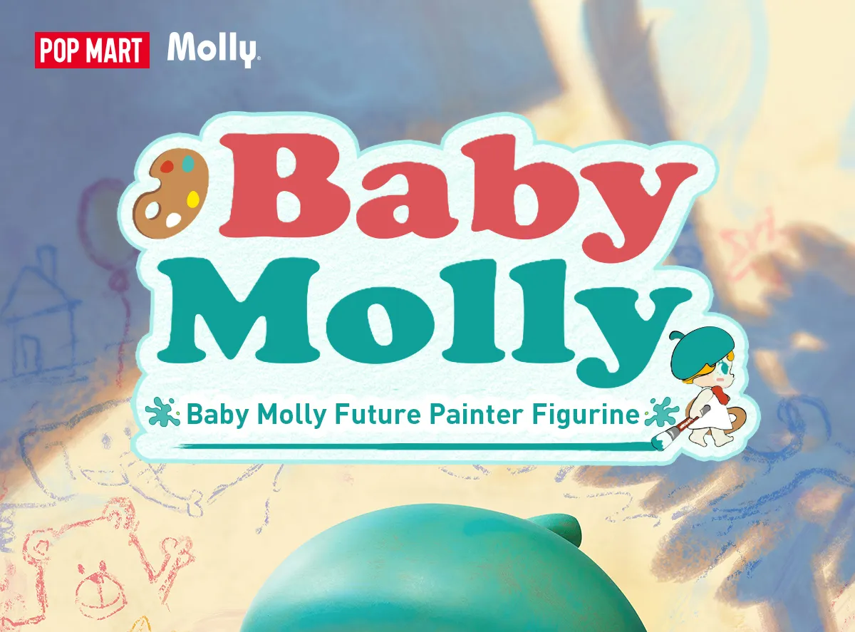 Baby Molly Future Painter Figurine - POP MART (Thailand)