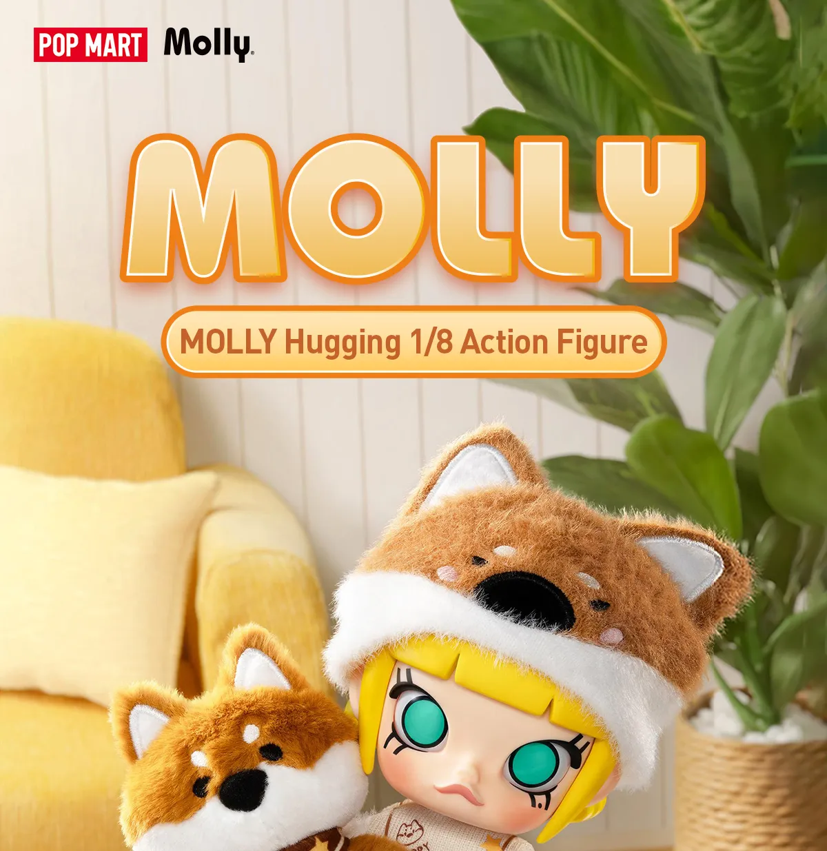 MOLLY Hugging 1/8 Action Figure - POP MART (Thailand)