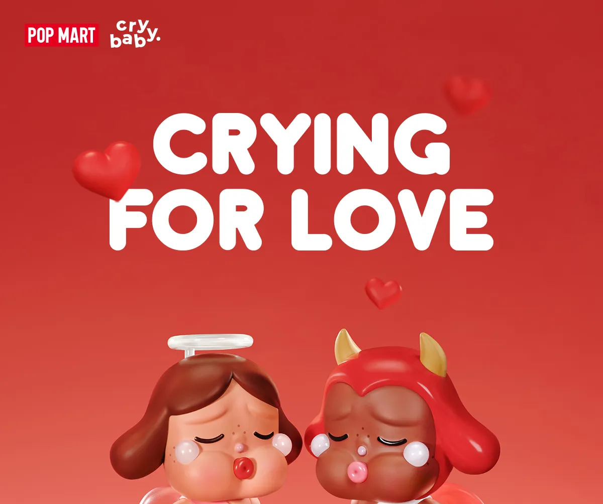CRYBABY Crying For Love Series Figures - POP MART (United Kingdom)
