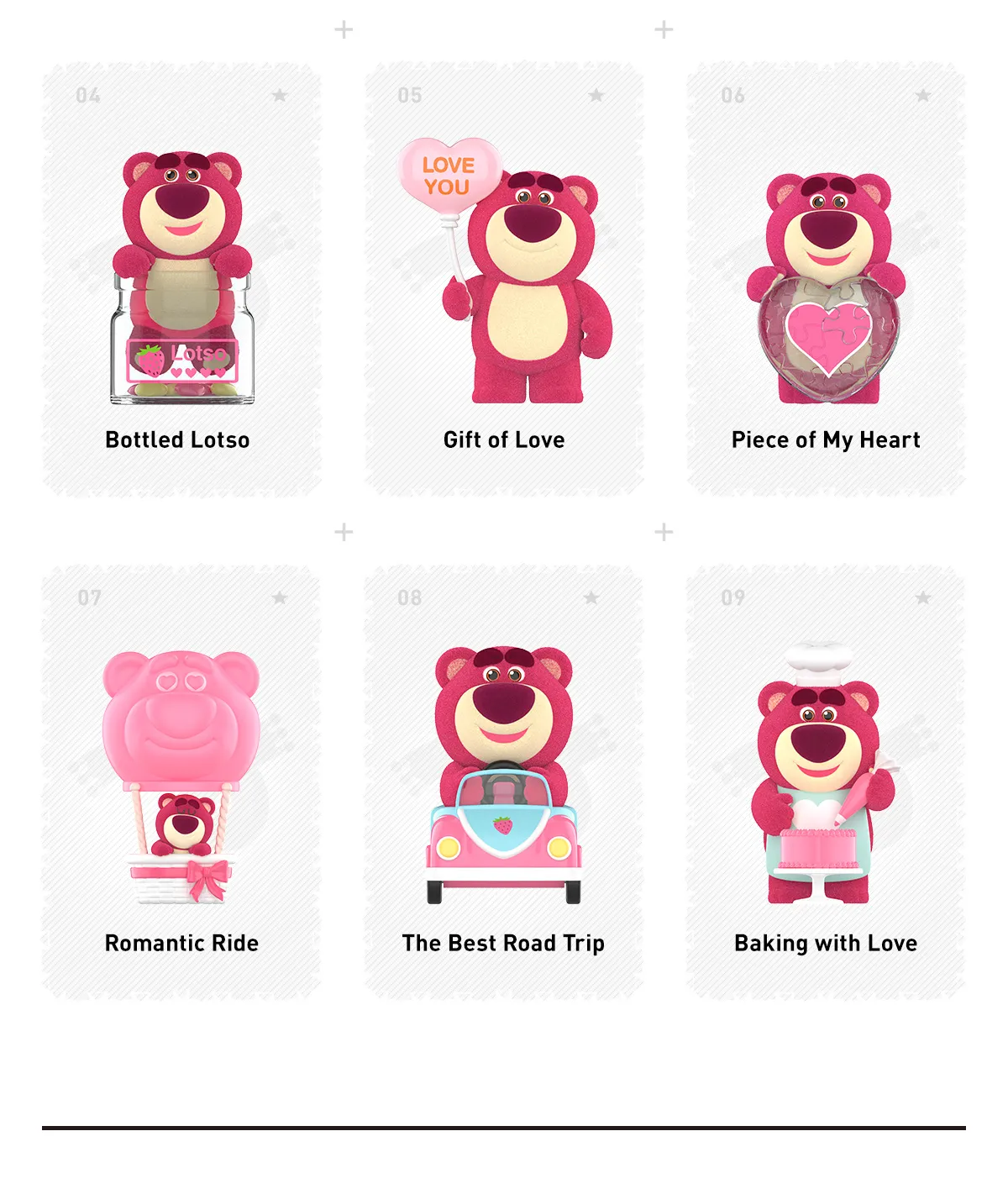 Disney/Pixar Lotso Wondrous Rendezvous Series Figures - POP MART (Thailand)