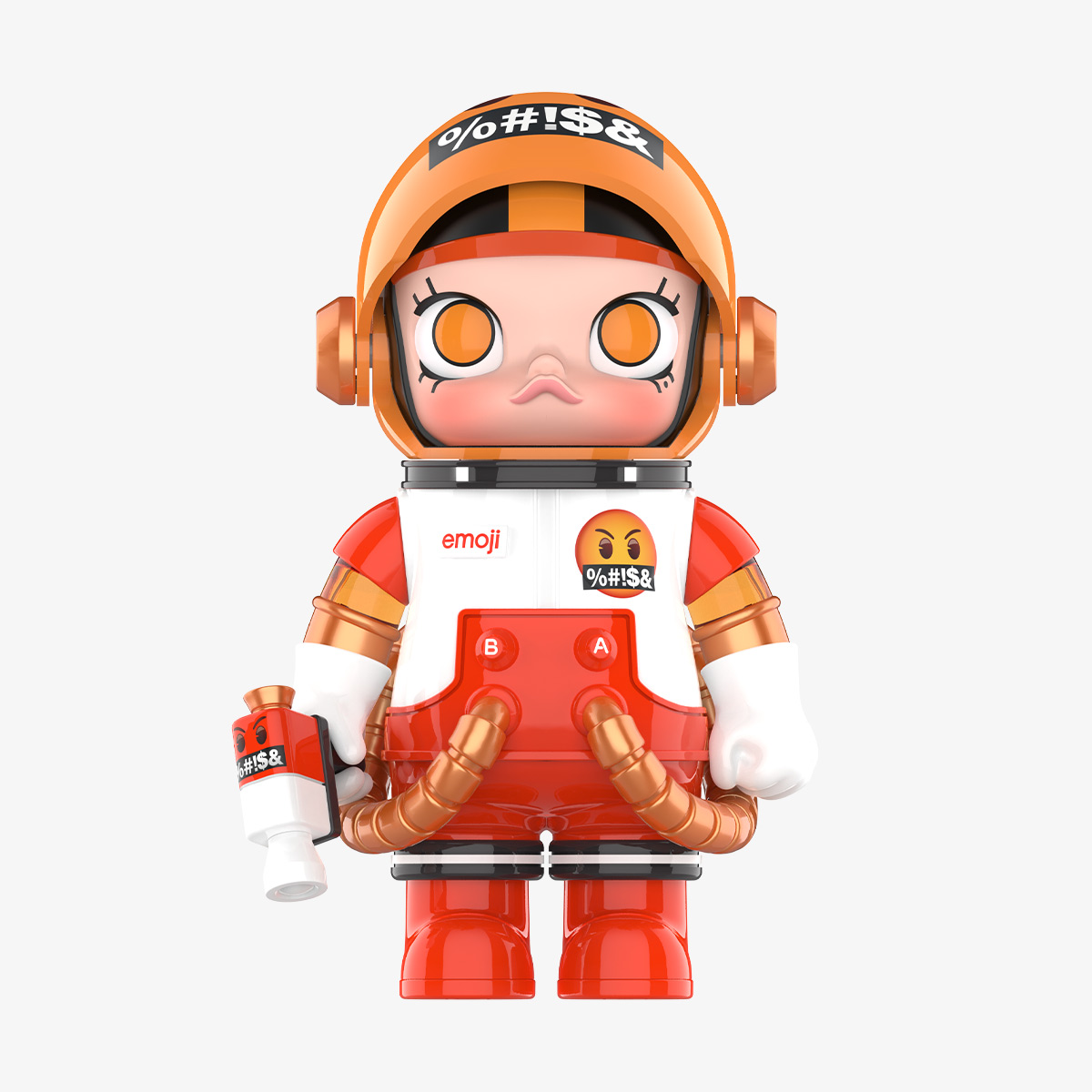 MEGA SPACE MOLLY 100% × emoji™ Series - POP MART (Thailand)