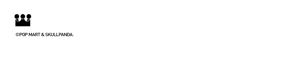 MEGA α SKULLPANDA 1000% 红水晶 - POP MART (Thailand)