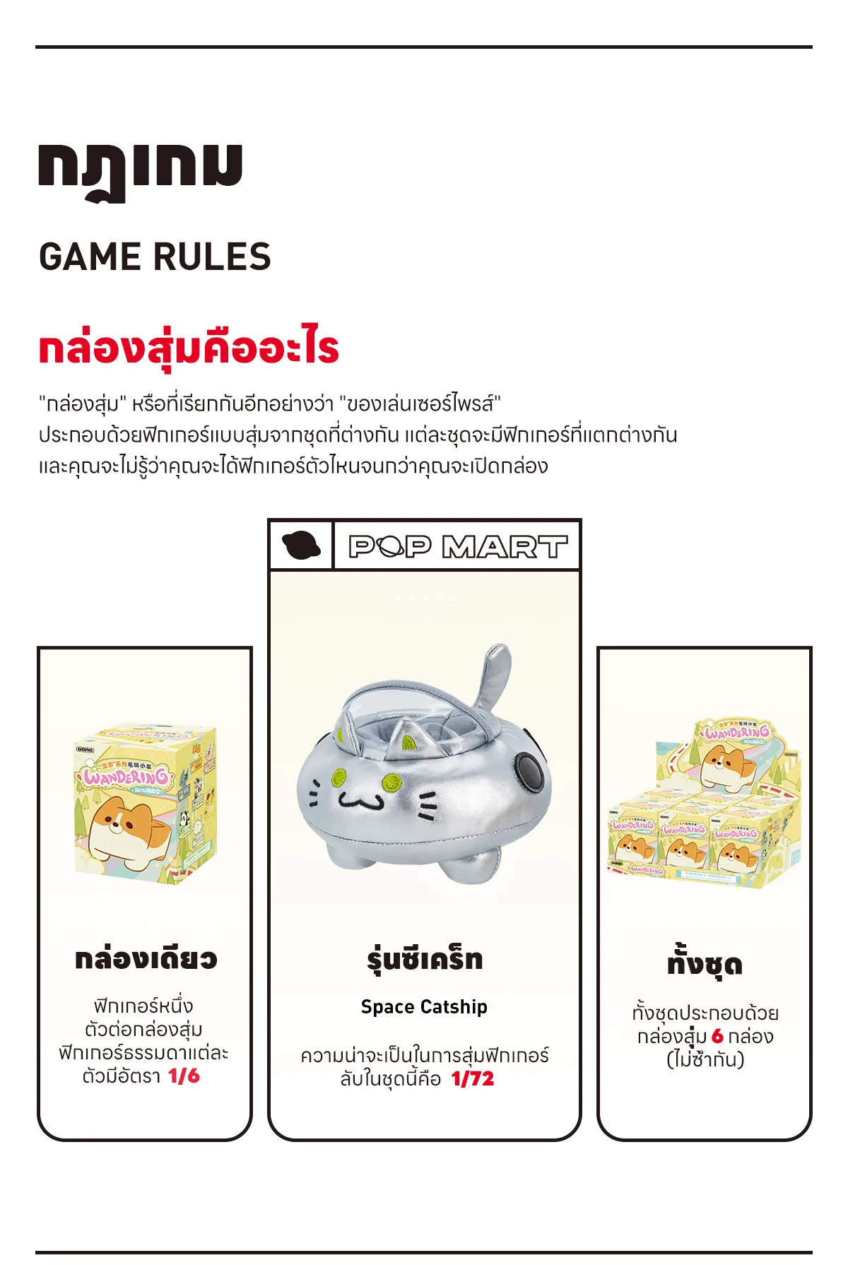 GONG Original Roaming Series Plush Toy Car Round2 - POP MART (Thailand)