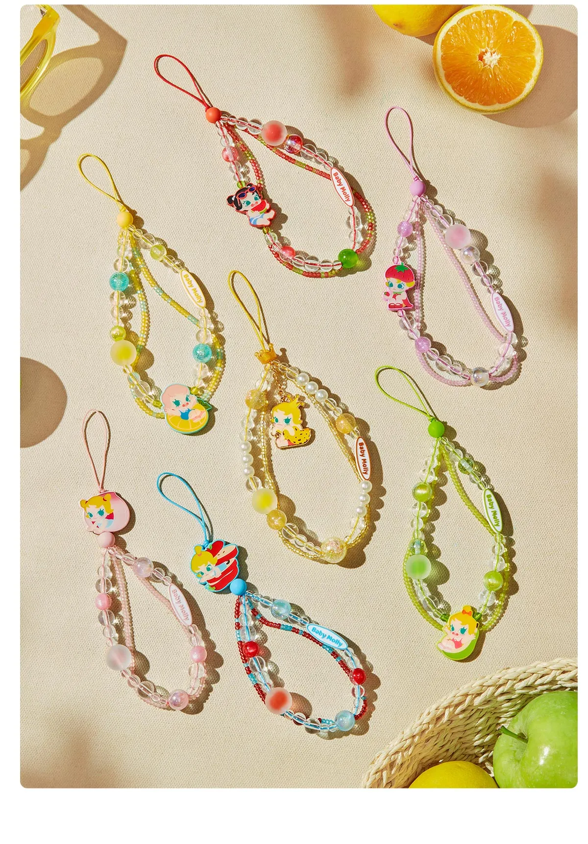 Baby Molly Fruity Aroma Series- Phone Charm Blind Box - POP MART (Thailand)