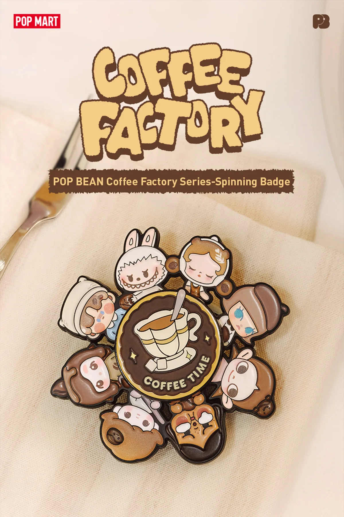 POP BEAN Coffee Factory Series - POP MART (Thailand)