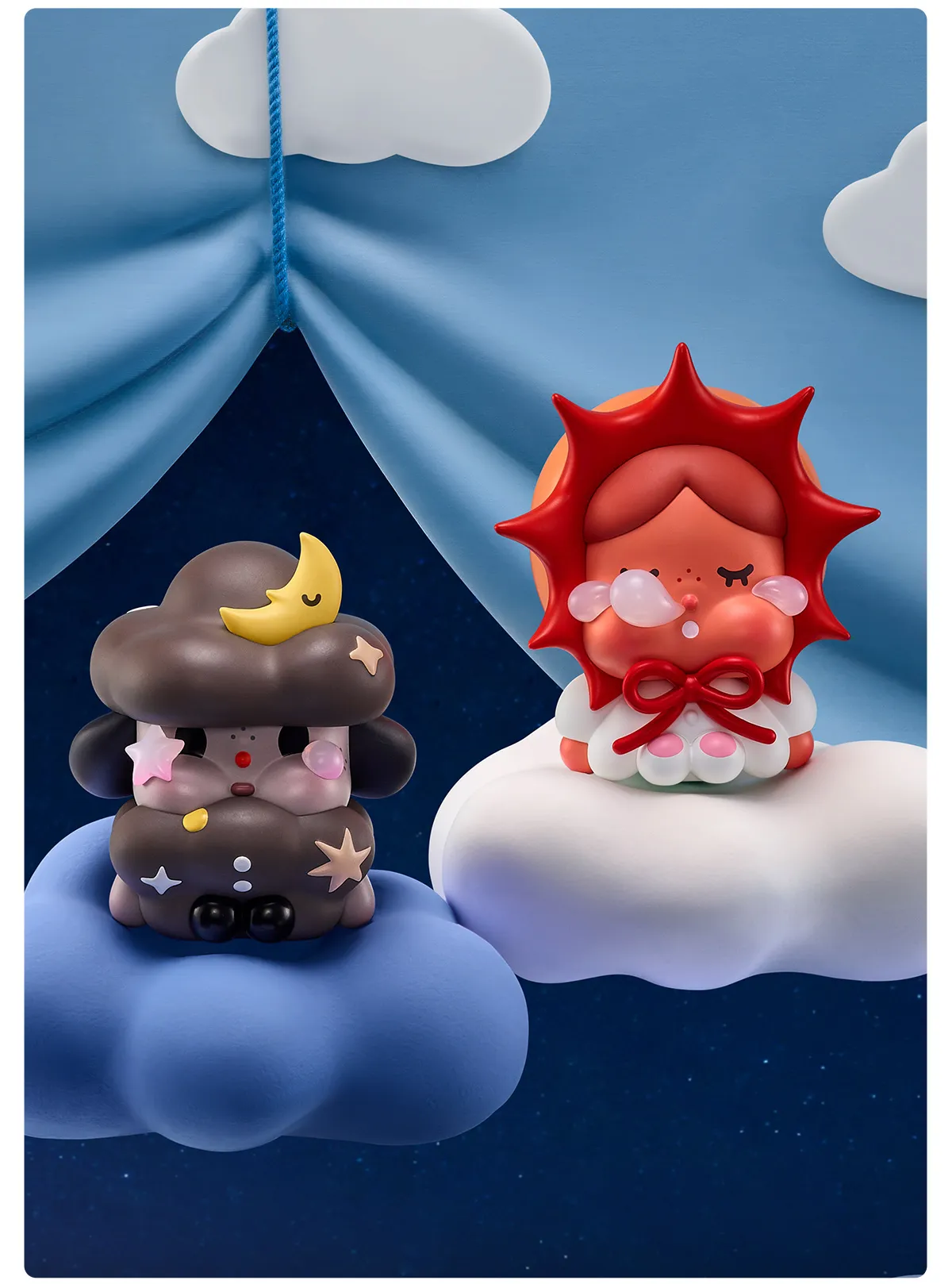 POP NOW:CRYBABY CRYING TO THE MOON-SITTING SERIES FIGURES - POP MART ...