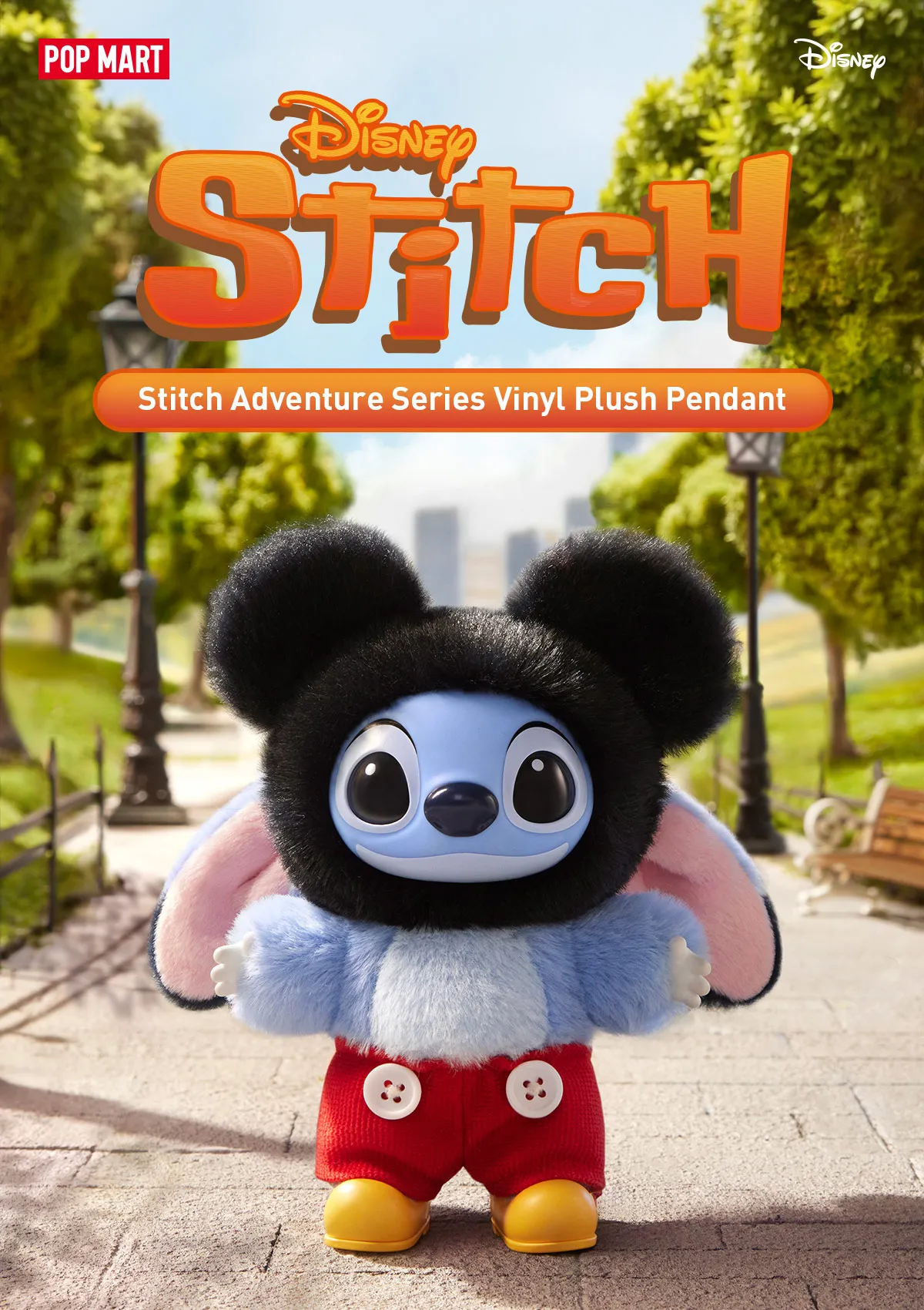 Stitch Adventure Series Vinyl Plush Pendant - POP MART (Thailand)